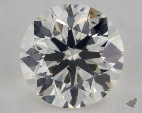 AGS 0.67 Carat I-VS2 True Hearts TM Cut Round Diamond Bypass Solitaire ...