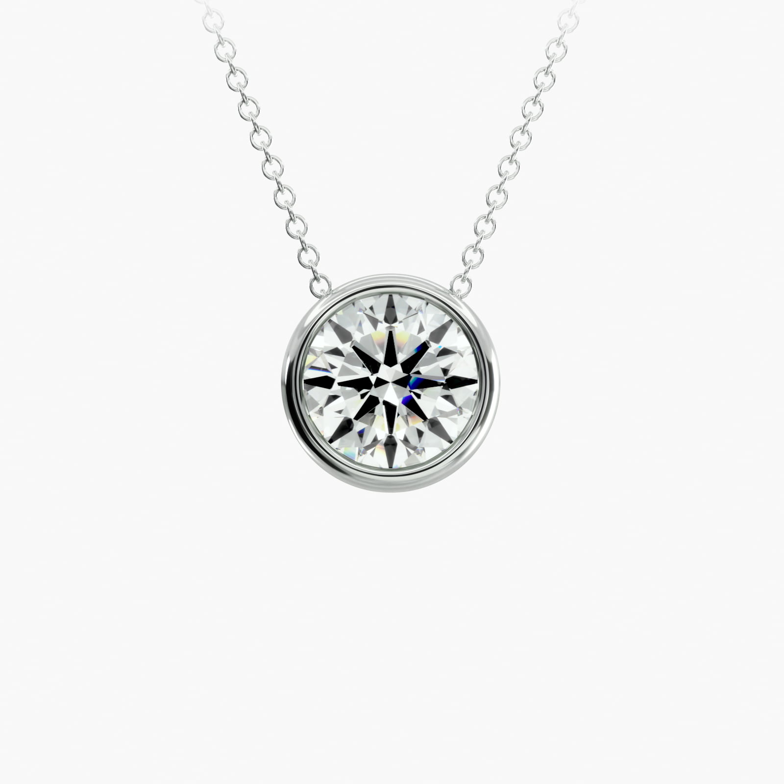 silver bezel pendant setting