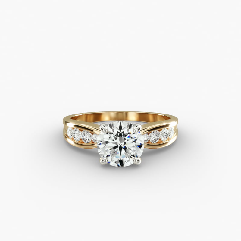 Channel Set Engagement Rings | JamesAllen.com
