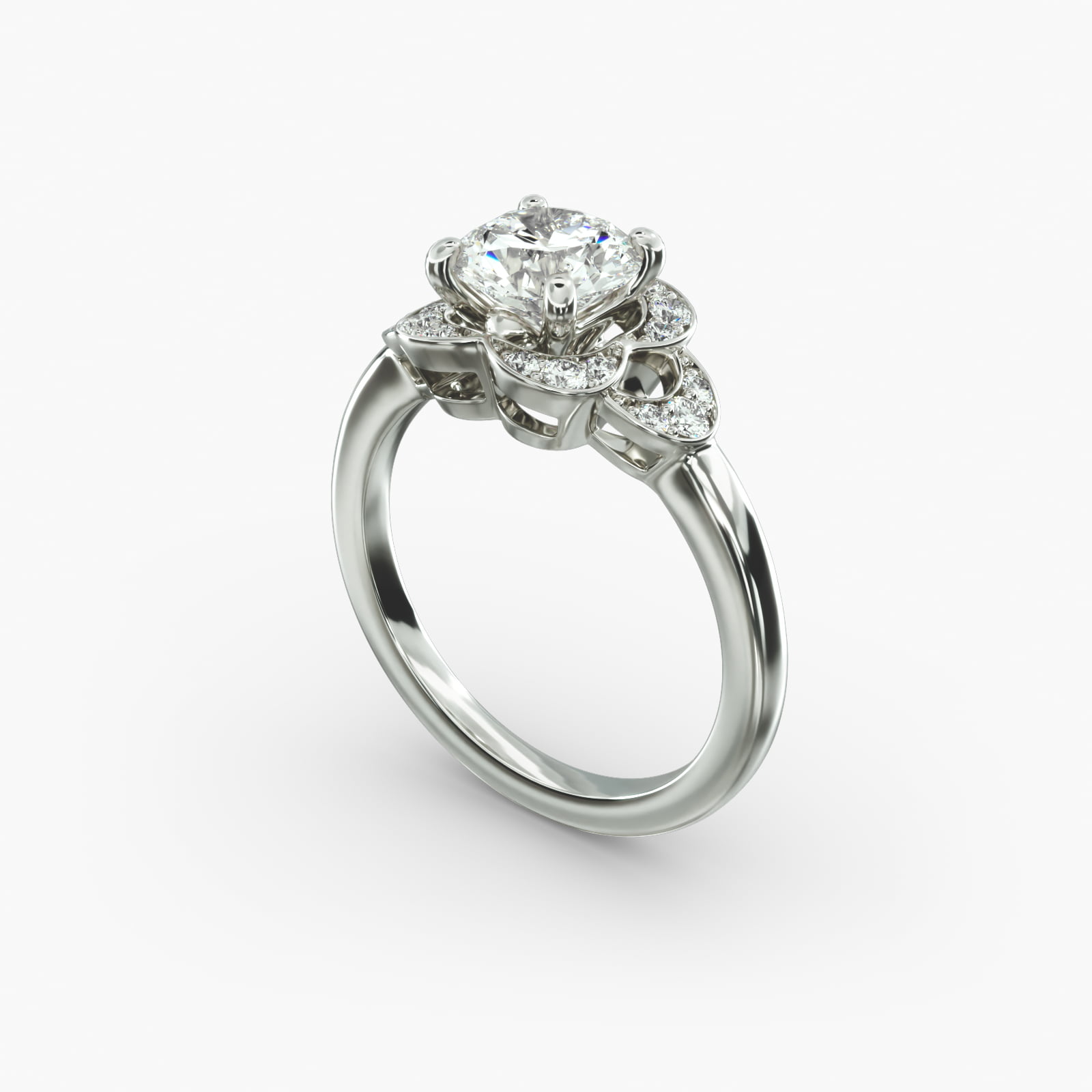 flower inspired rings