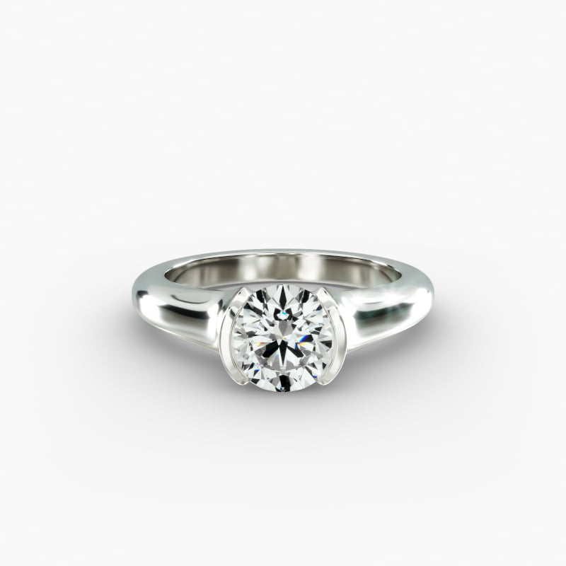 Modern Tension Set Engagement Rings | JamesAllen.com