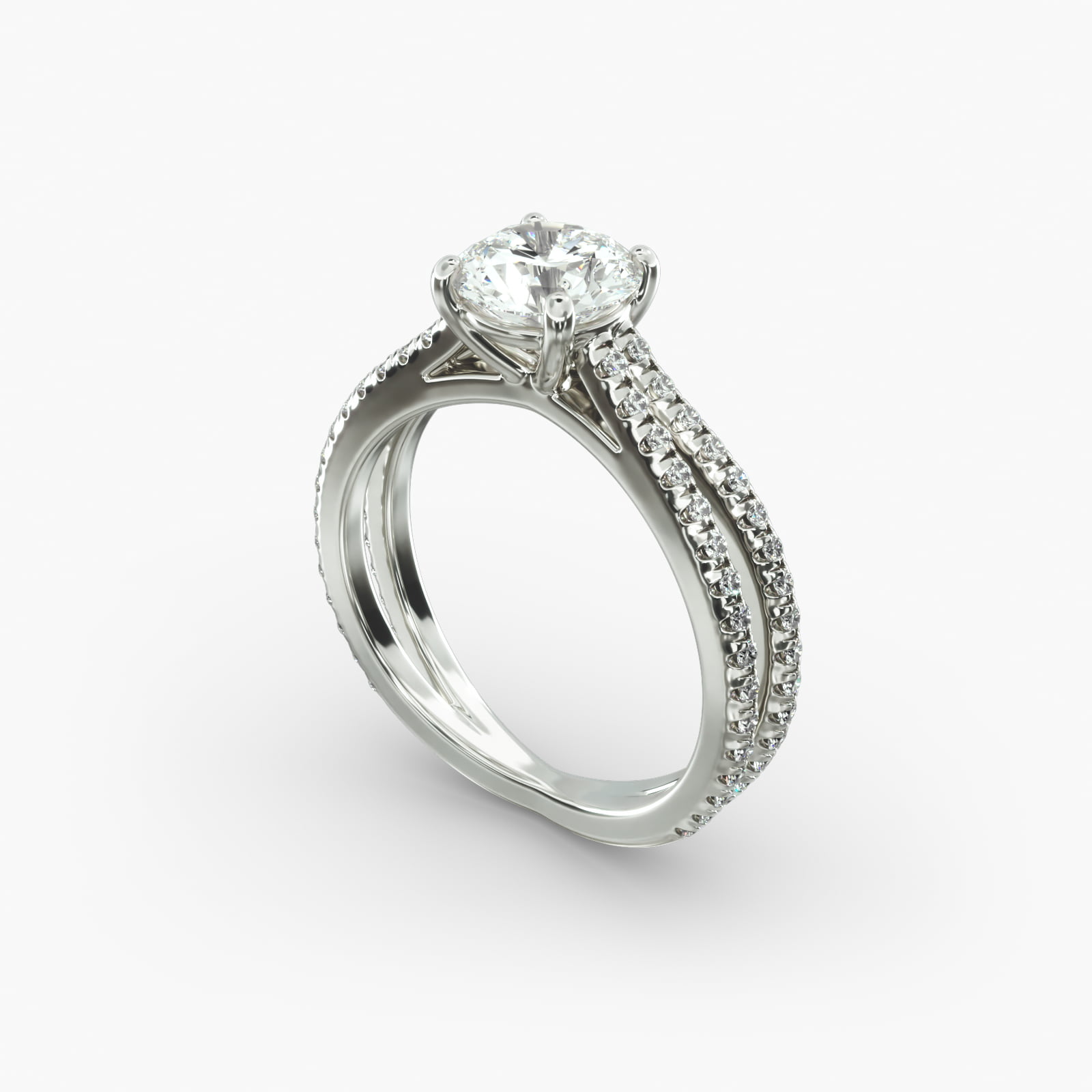 cross over wedding ring