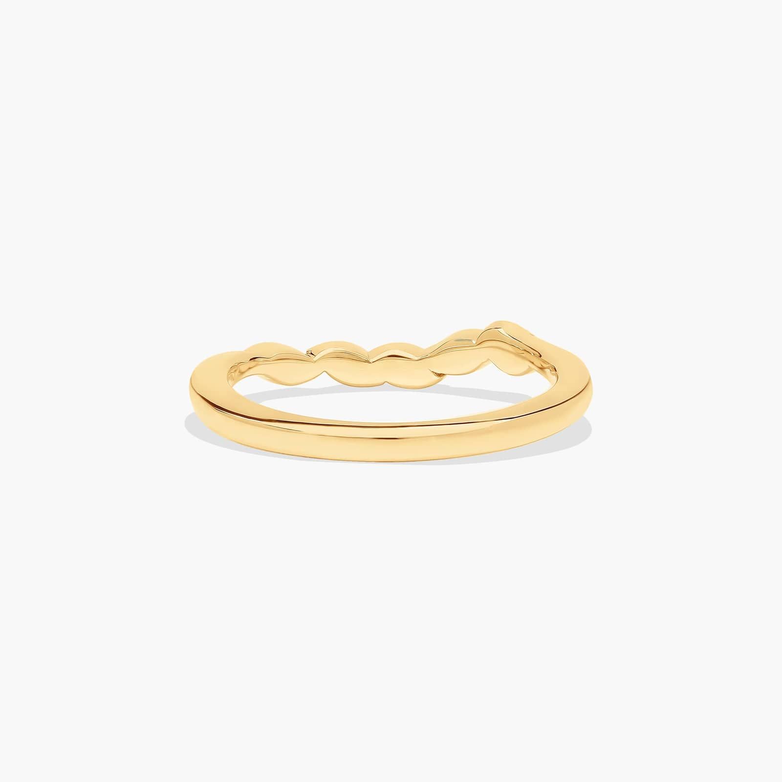 Entangled Vines Wedding Ring In 18K Yellow Gold (1.50mm)-15839y
