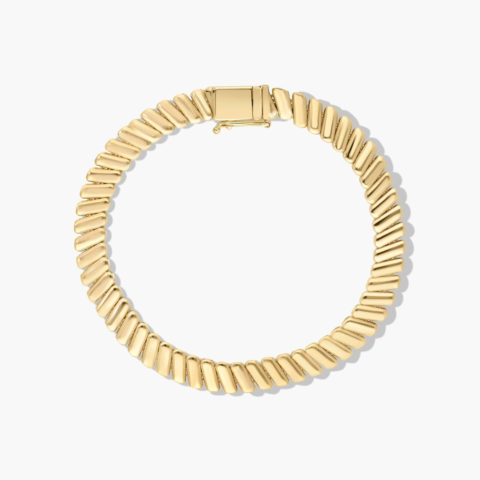 Golden Hour Box Chain Bracelet In 14K Yellow Gold-95402y14