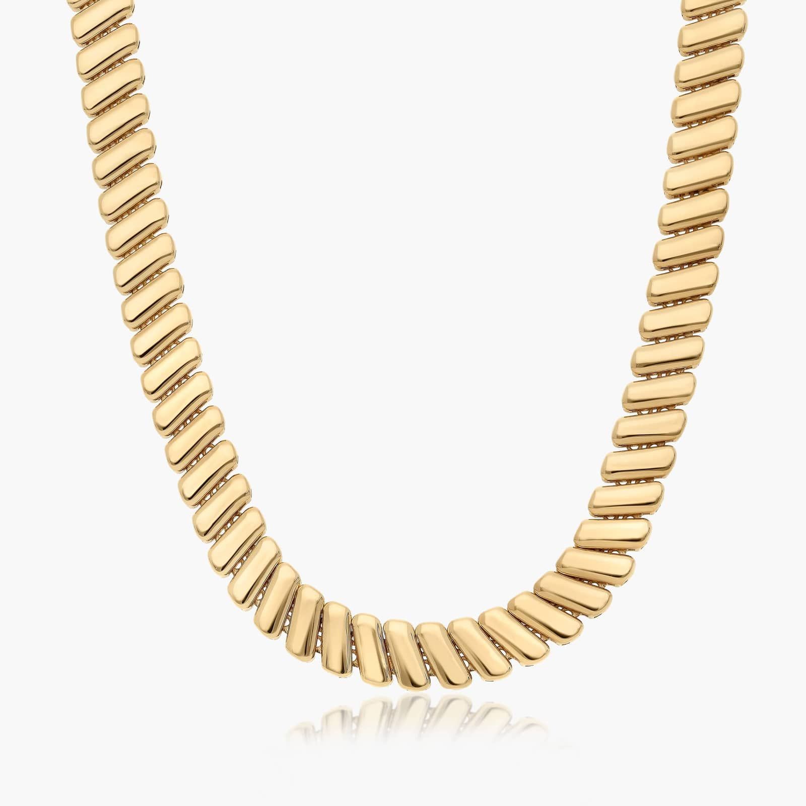 14K Yellow Gold Golden Hour Box Chain Necklace-95403y14