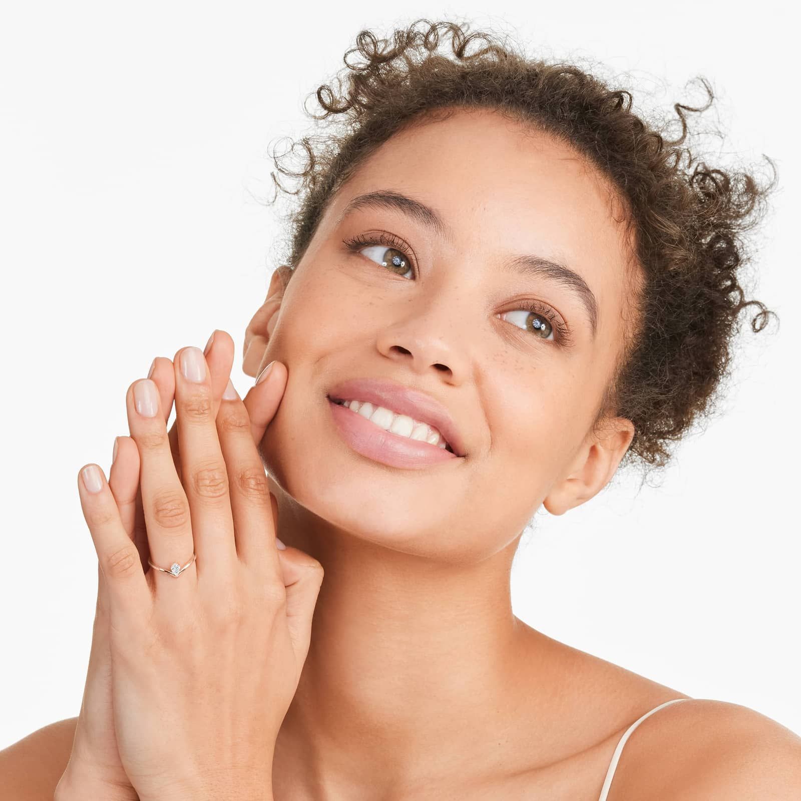 Pear Shape Diamond Pinnacle Ring In 14K Rose Gold-81488r14