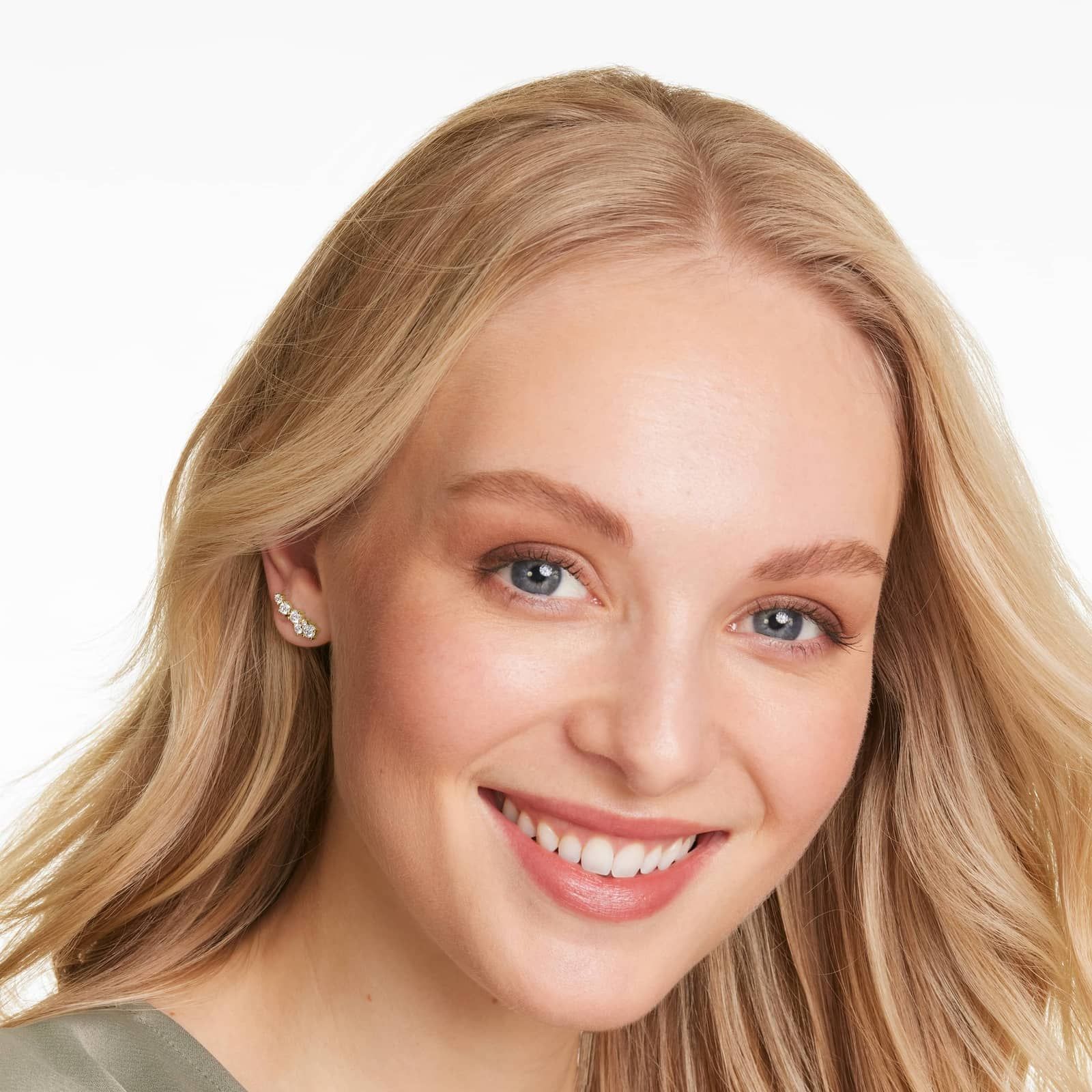 Cosmos Lab-Grown Diamond Climber Earrings In 14K Yellow Gold-81715y14l