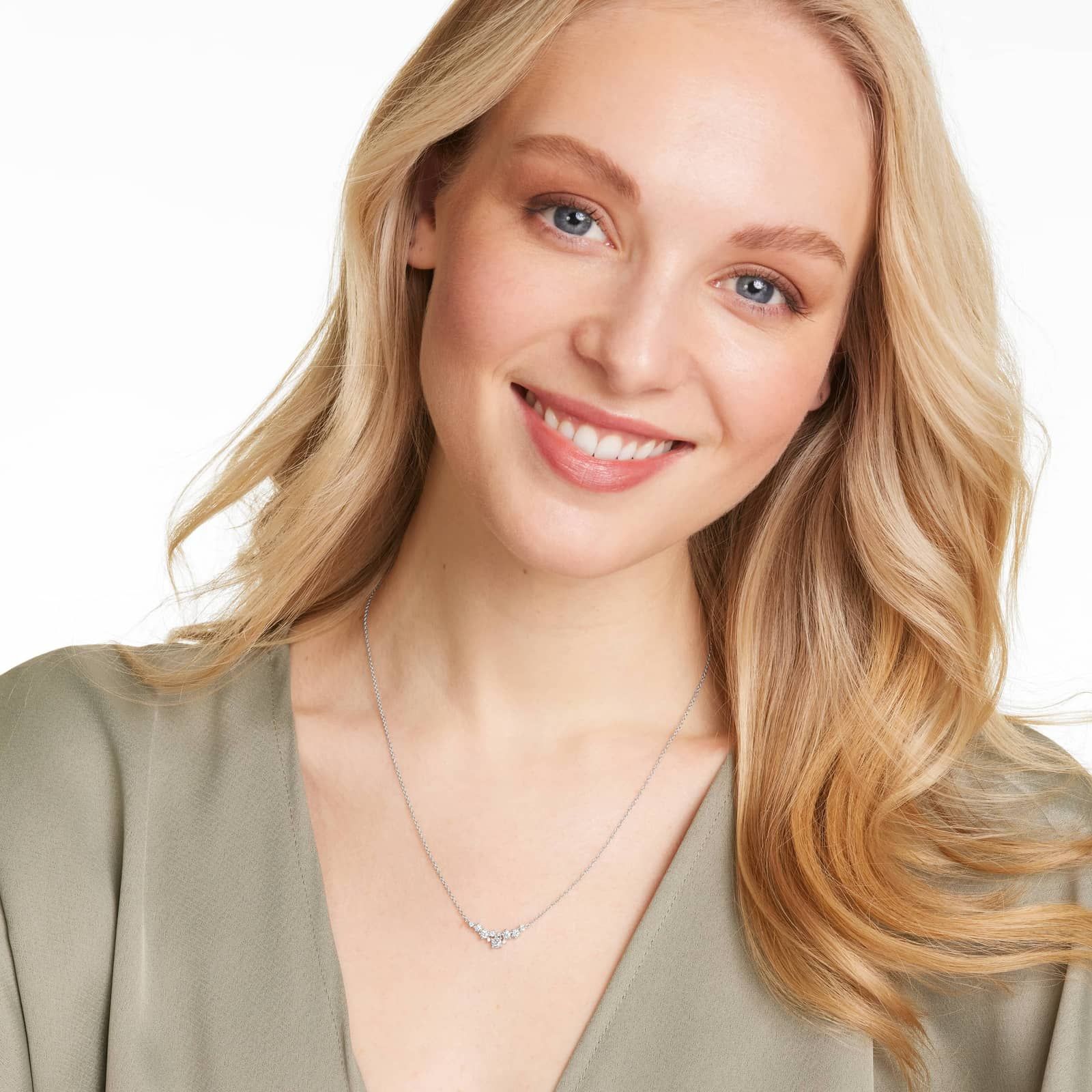 Cosmos Lab-Grown Diamond Necklace In 14K White Gold-81716w14l