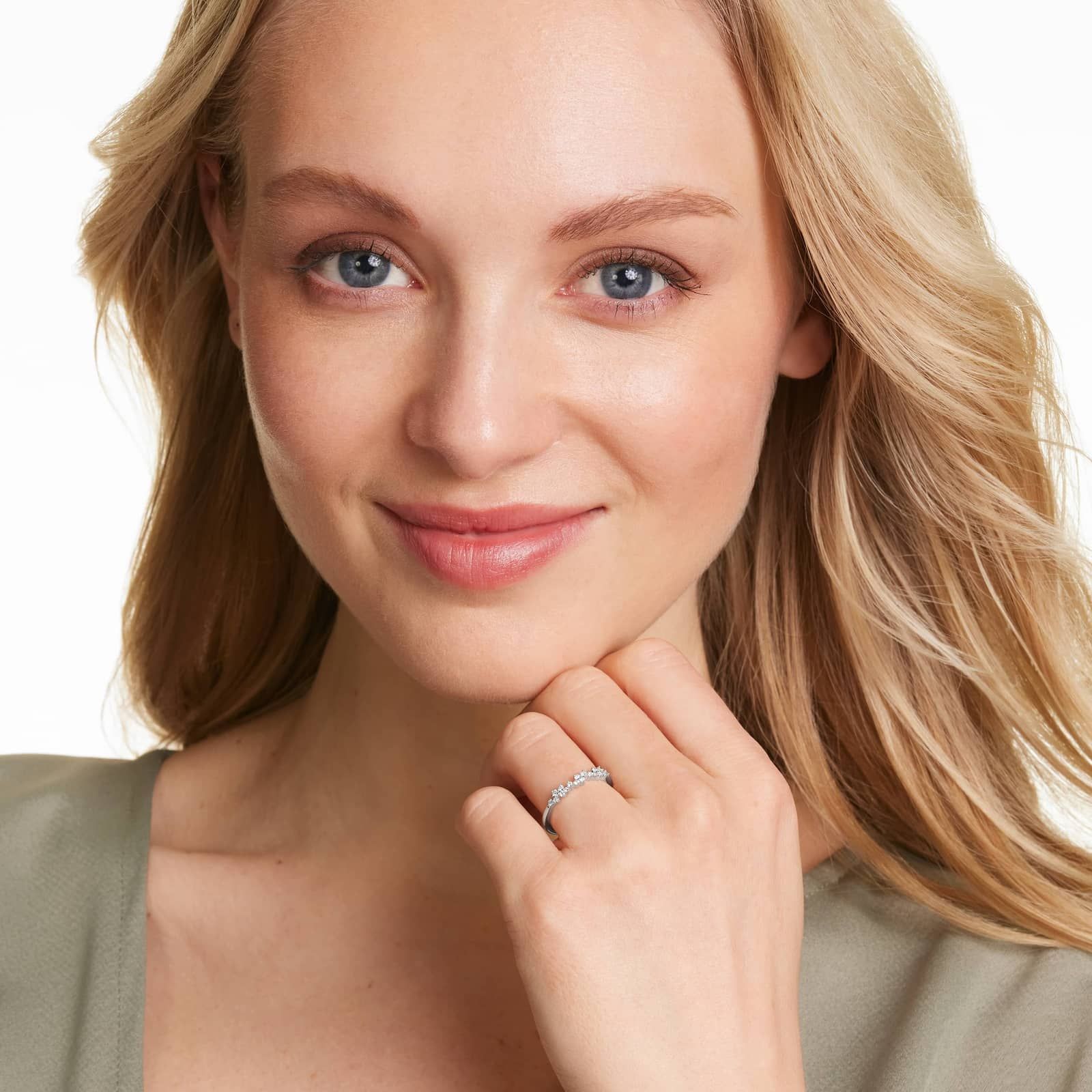 Cosmos Lab-Grown Diamond Ring In 14K White Gold-81718w14l