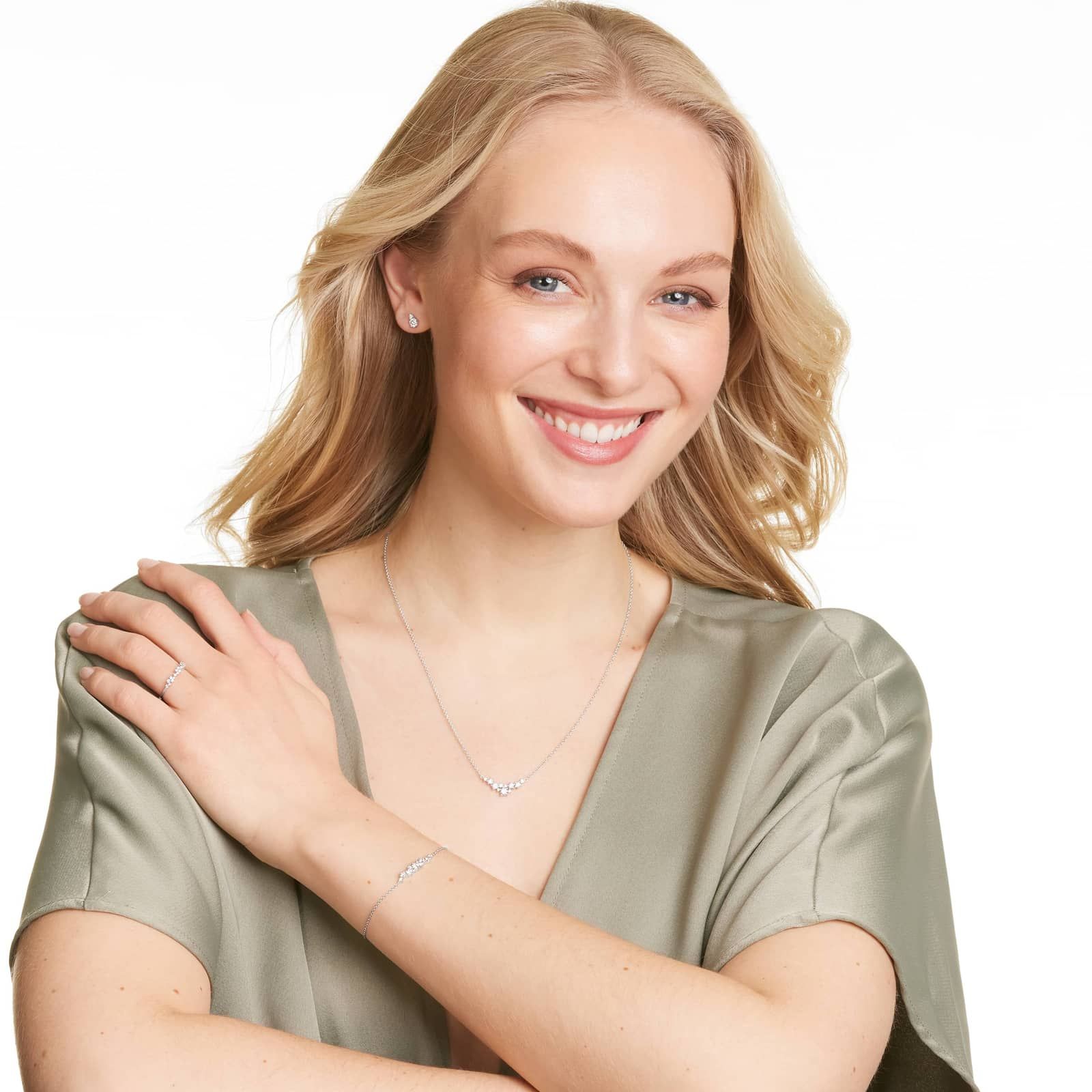 Cosmos Lab-Grown Diamond Ring In 14K White Gold-81718w14l