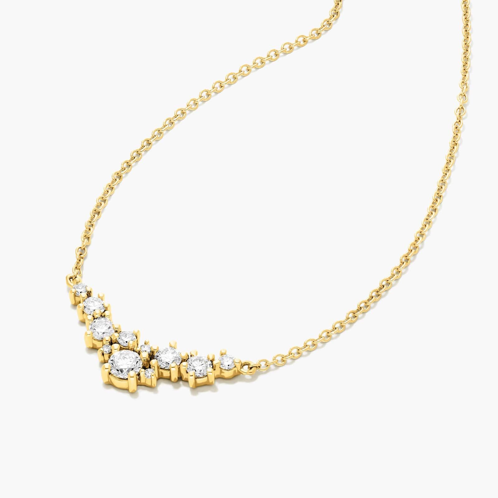 Cosmos Lab-Grown Diamond Necklace In 14K Yellow Gold-81716y14l
