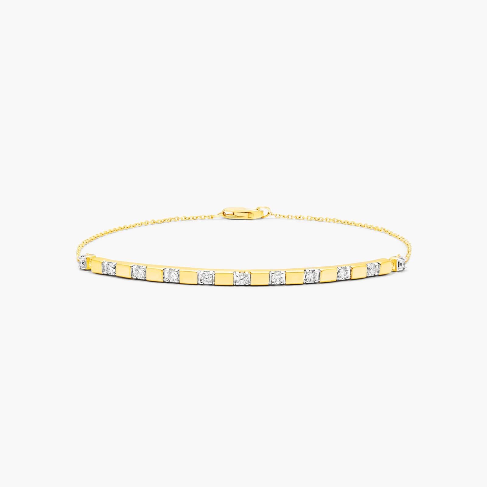 Abyss Lab-Grown Diamond Bracelet In 14K Yellow Gold-81738y14l