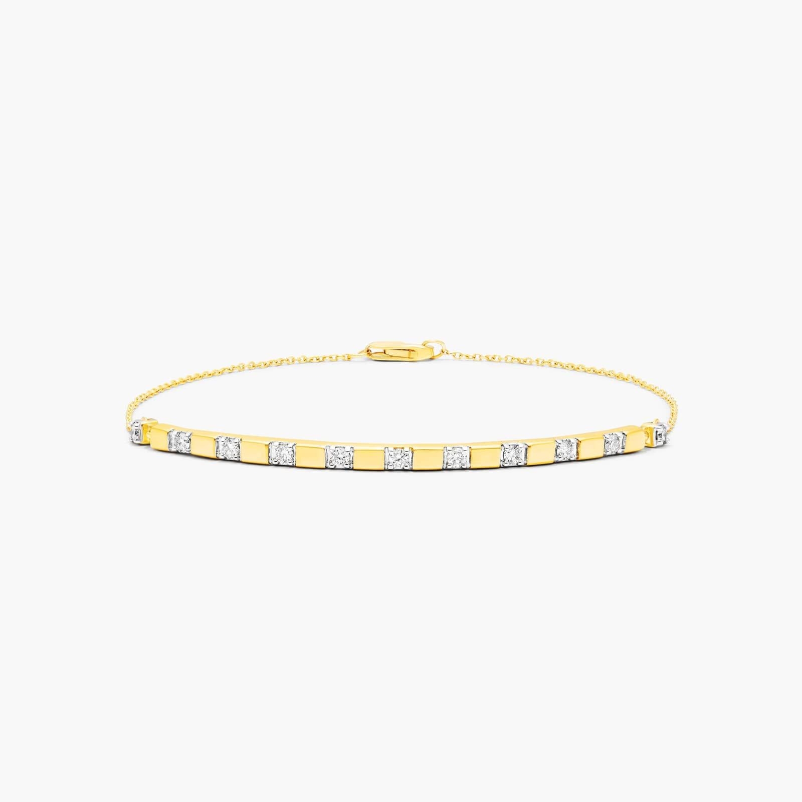 Abyss Lab-Grown Diamond Bracelet In 14K Yellow Gold-81738y14l