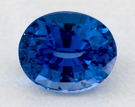 1.26 Carat Oval Natural Blue Sapphire-37334