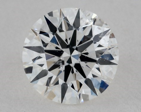 AGS 0.88 Carat F-SI2 True Hearts TM Cut Round Diamond Comfort Fit Six ...
