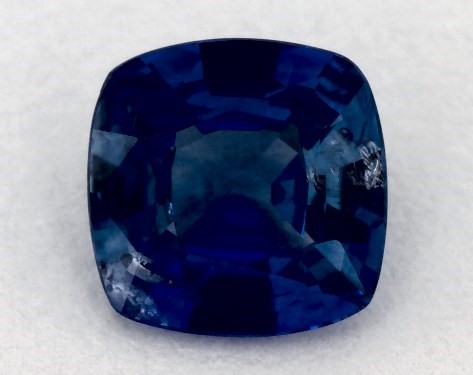 0.90 Carat Cushion Natural Blue Sapphire-54784
