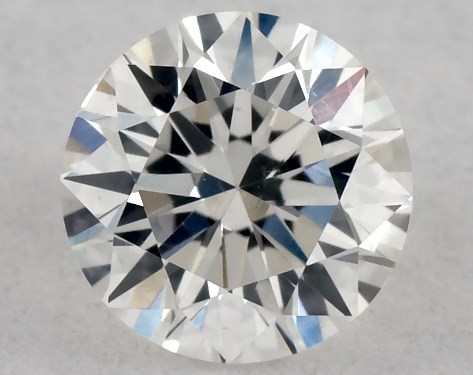 GIA 0.24 Carat G-SI2 Very Good Cut Round Diamond Knife Edge Solitaire ...