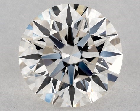 GIA 0.82 Carat J-VS2 Excellent Cut Round Diamond Knife Edge Cathedral ...