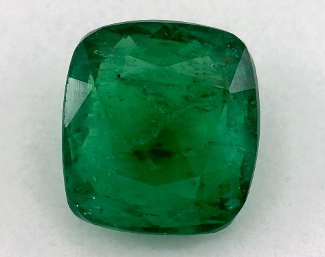 1.61 Carat Cushion Natural Green Emerald-63320