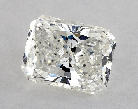 GIA 1.88 Carat H-VS2 Ideal Cut Radiant Diamond Petite Pavé Cathedral ...