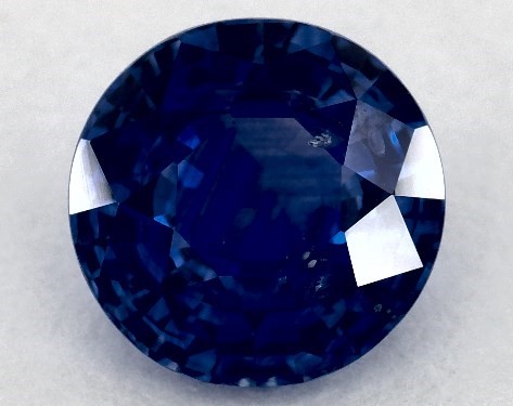 2.45 Carat Round Natural Blue Sapphire-69251