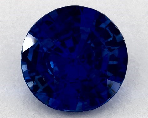 2.36 Carat Round Natural Blue Sapphire-69253
