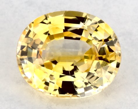 0.95 Carat Oval Natural Yellow Sapphire-88648