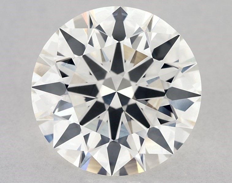 GIA 2.13 Carat J-SI1 True Hearts TM Cut Round Diamond-21645316