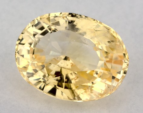 1.68 Carat Oval Natural Yellow Sapphire-108681