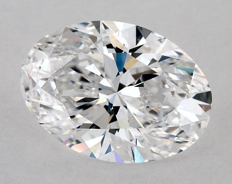 GIA 2.28 Carat D-VS1 Fair Cut Oval Lab-Grown Diamond-22784833