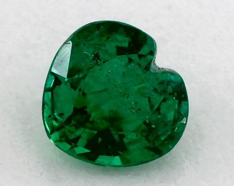 0.46 Carat Heart Natural Green Emerald-106160