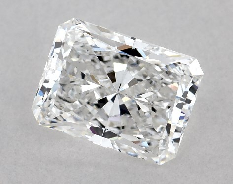 GIA 0.81 Carat E-VS1 Ideal Cut Radiant Diamond Knife Edge Solitaire ...