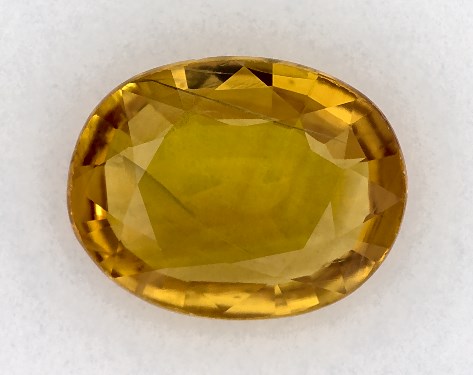 1.76 Carat Oval Natural Yellow Sapphire-109470