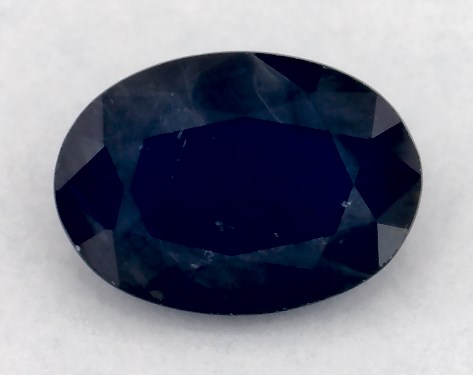 0.80 Carat Oval Natural Blue Sapphire-110019