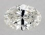 GIA 1.18 Carat H-VS1 Very Good Cut Oval Diamond Triple Side Stone ...