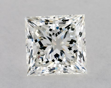 GIA 1.31 Carat I-VS1 Ideal Cut Princess Diamond Knife Edge Solitaire ...