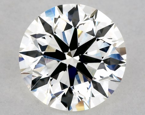GIA 1.37 Carat H-VS2 Excellent Cut Round Diamond Petite Pavé Cathedral ...
