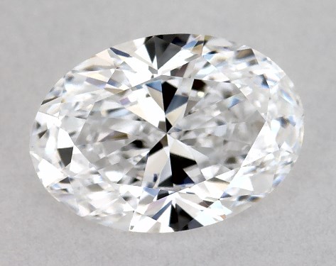 GIA 0.72 Carat D-VVS2 Ideal Cut Oval Diamond Comfort Fit Solitaire ...