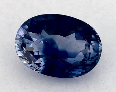 3.02 Carat Oval Natural Blue Sapphire-125170