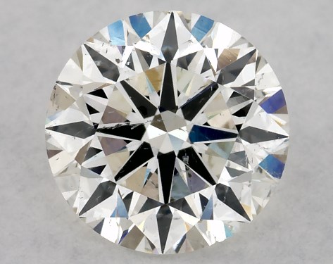IGI 1.00 Carat H-SI1 Excellent Cut Round Diamond-27624855