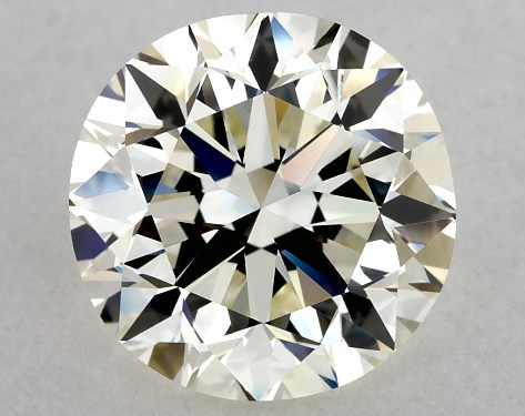 IGI 2.43 Carat J-VVS2 Very Good Cut Round Diamond Falling Edge Pavé ...