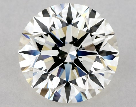 IGI 2.00 Carat I-VVS2 Excellent Cut Round Diamond Knife Edge Six Prong ...