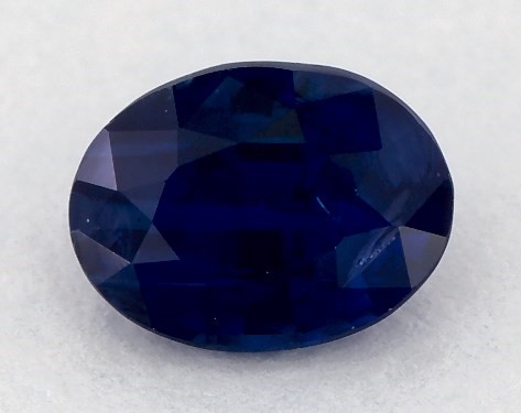 0.61 Carat Oval Natural Blue Sapphire-32105